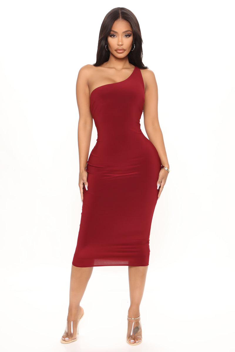 One Last Time Midi Dress Burgundy Fashion Nova Dresses Fashion Nova