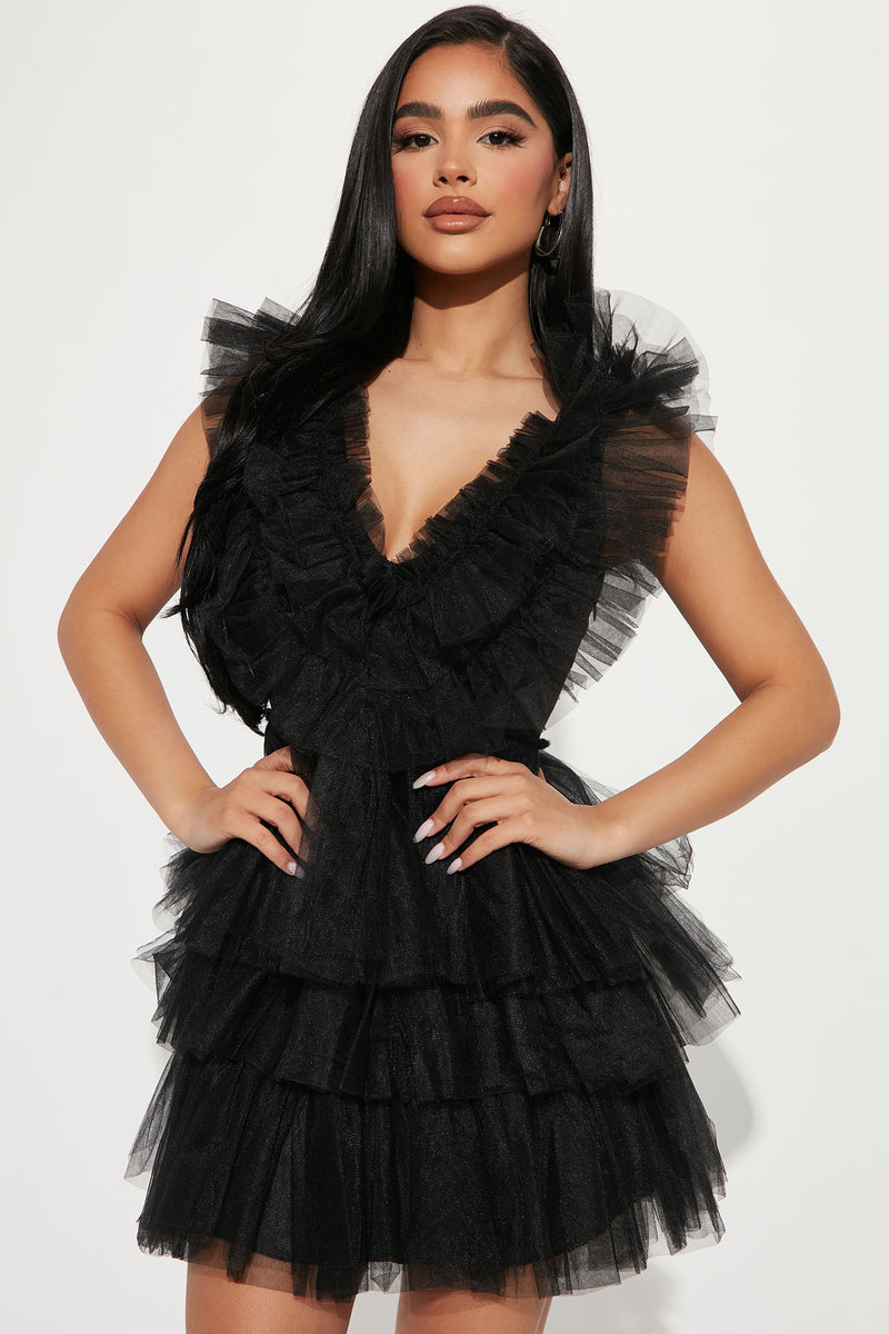 Isabella Tulle Maxi Dress Black Fashion Nova Dresses Fashion Nova