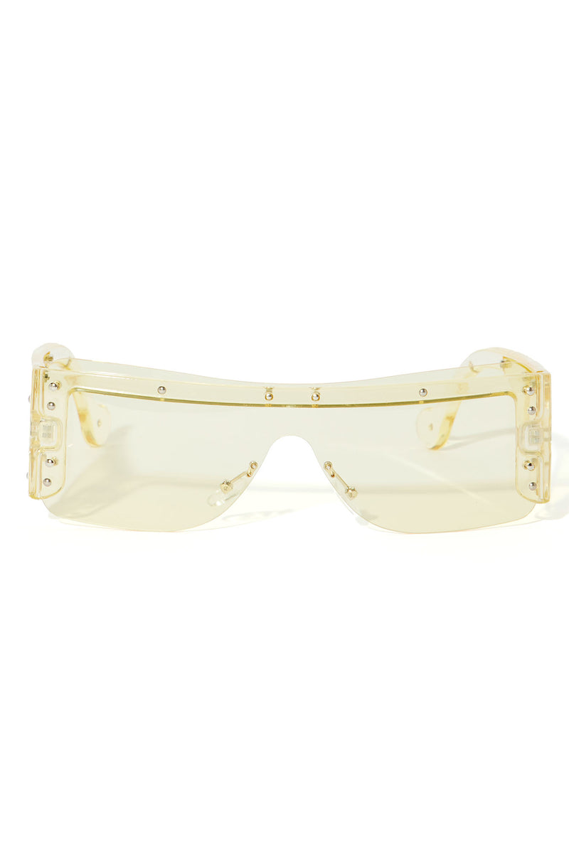 Not From Around Here Sunglasses Yellow Fashion Nova Sunglasses