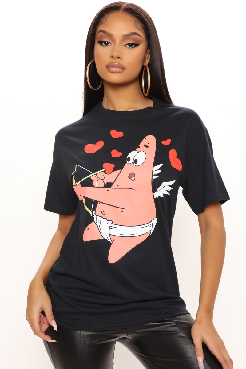 Bit By The Love Bug Patrick Tee - Black | Fashion Nova, Screens Tops ...