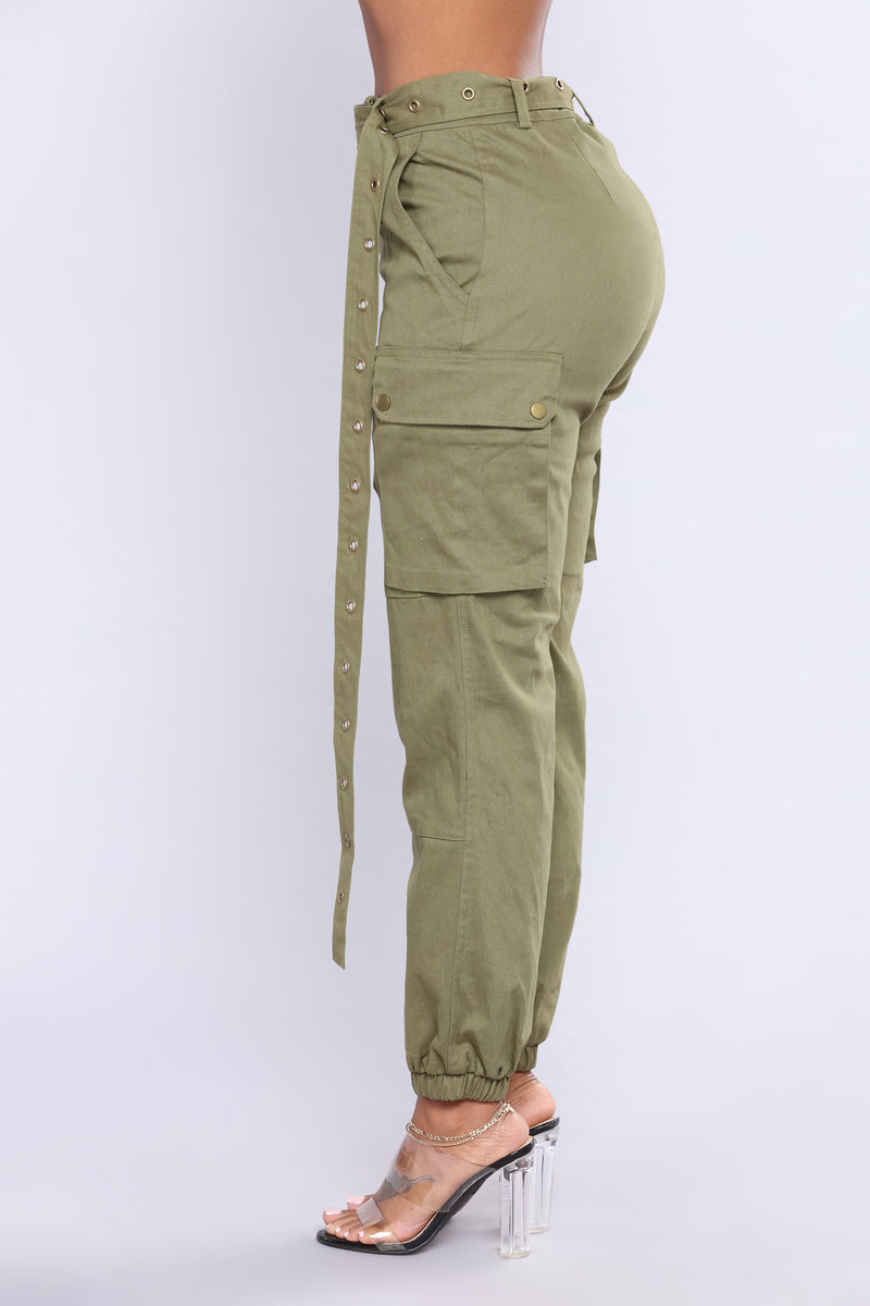 Cargo Chic Pants - Olive | Fashion Nova, Pants | Fashion Nova