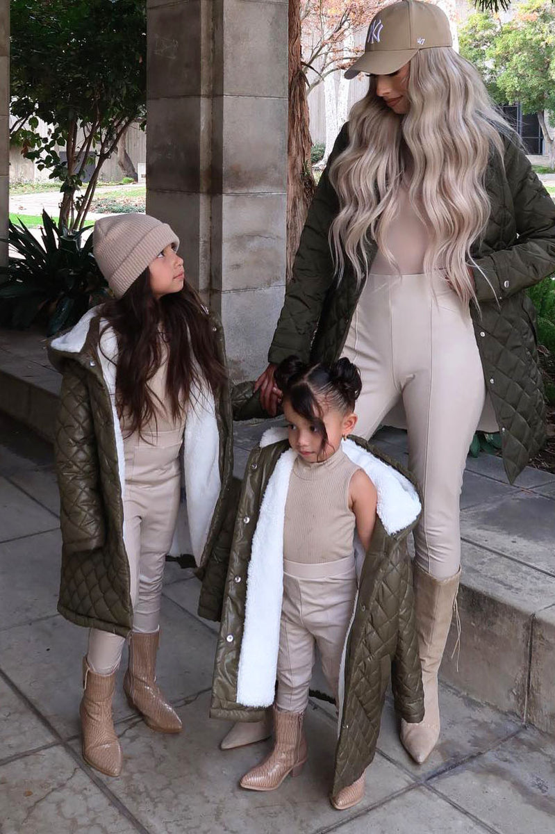 Mini High Standards Quilted Jacket - Olive | Fashion Nova, Kids Jackets & Coats | Fashion Nova