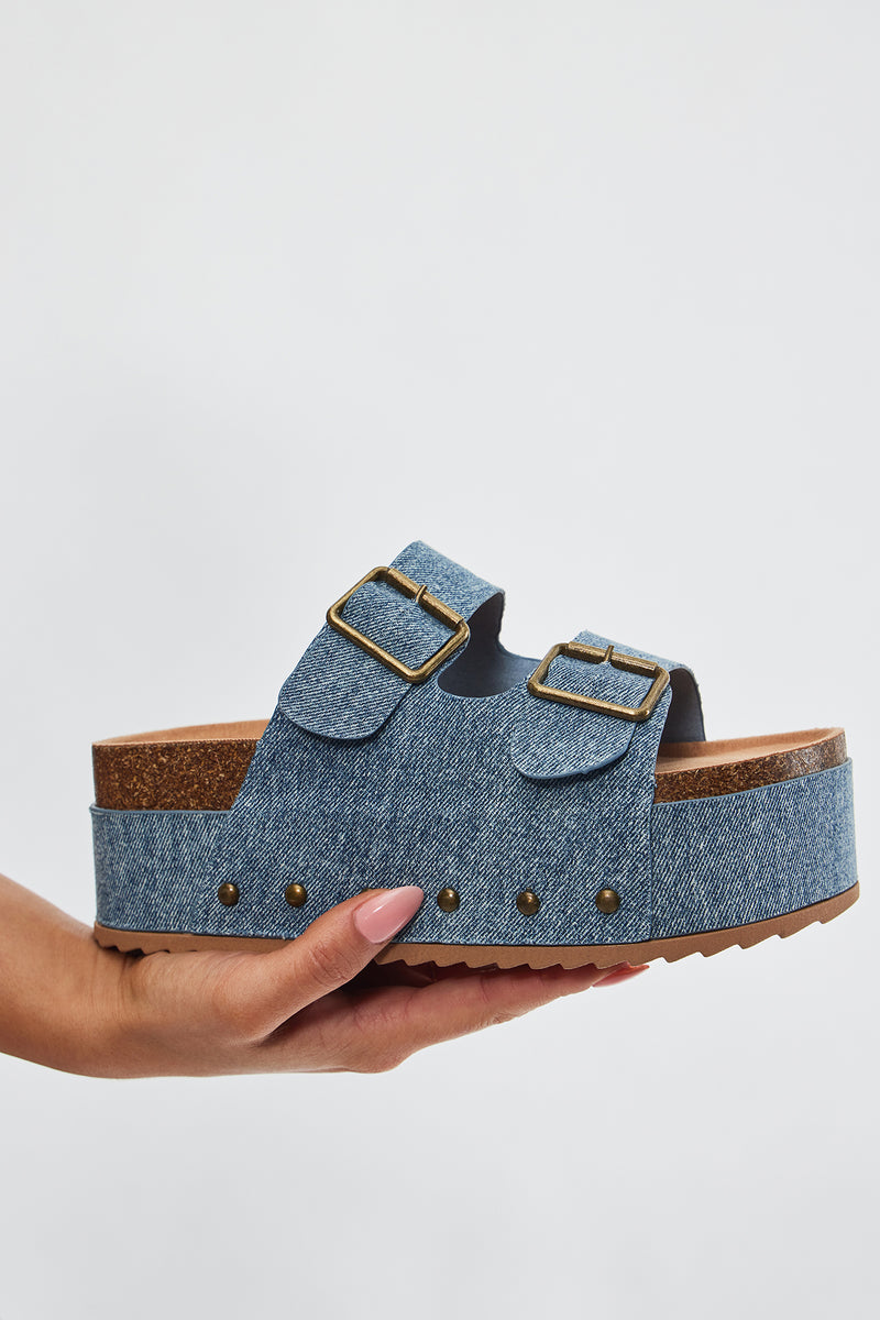 Daytime Dreams Platform Sandals - Denim | Fashion Nova, Shoes | Fashion ...