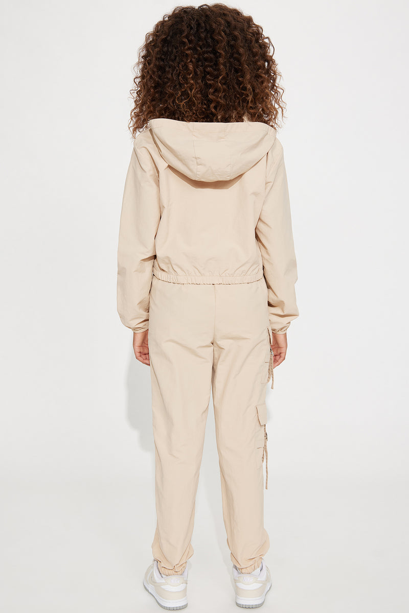 Mini Maxine Cargo Pant Set - Taupe | Fashion Nova, Kids Sets | Fashion Nova