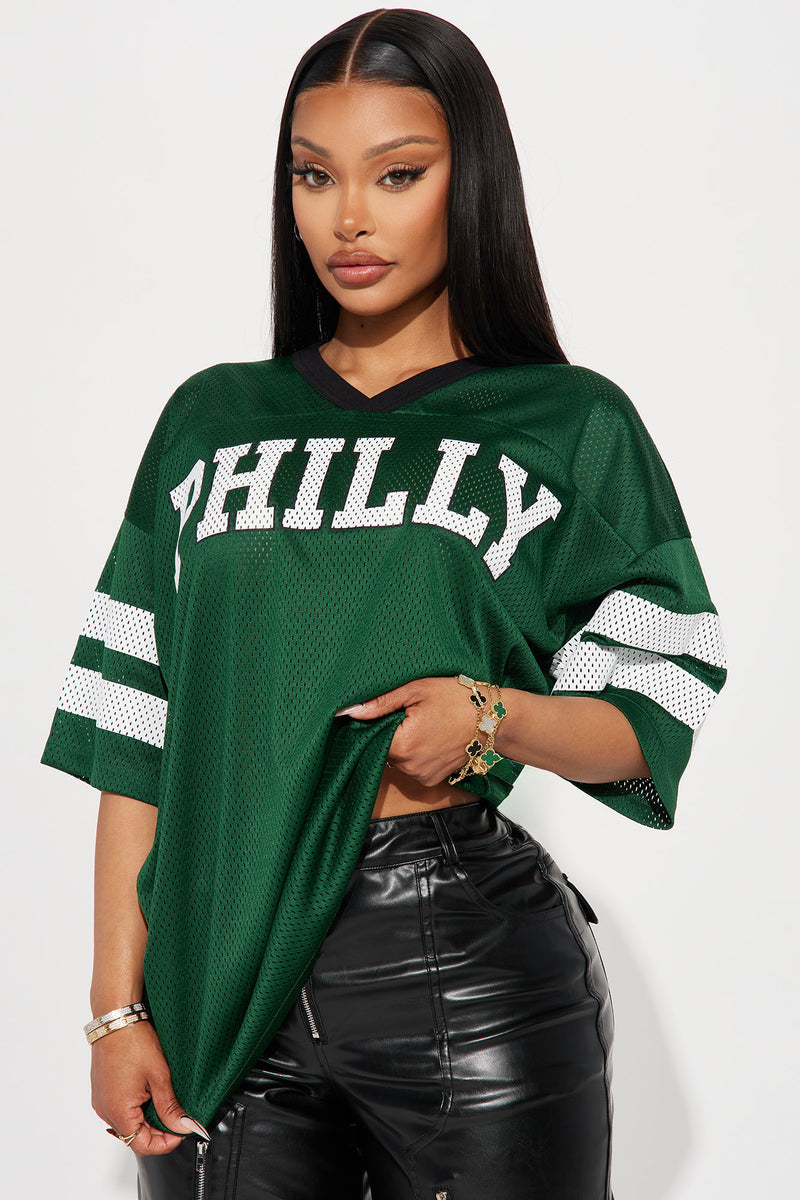 Philly Nation Jersey Tee - Green | Fashion Nova, Screens Tops and ...