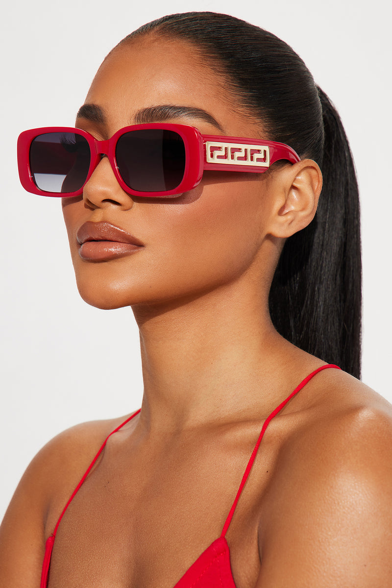 Making My Own Moves Sunglasses - Red | Fashion Nova, Sunglasses ...