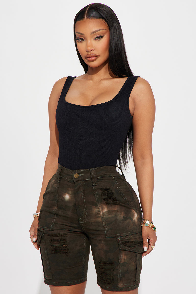 Samira Seamless Tank Top - Black | Fashion Nova, Basic Tops & Bodysuits ...