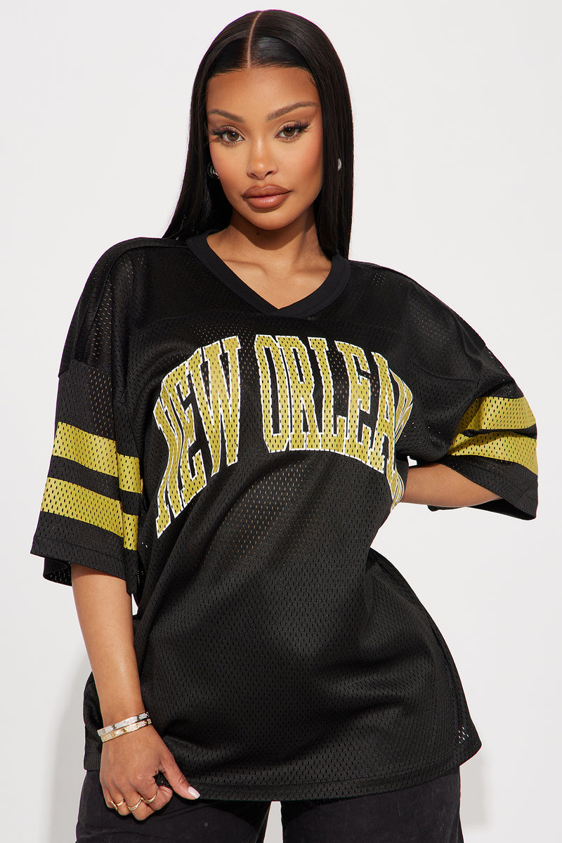 The Big Easy New Orleans Jersey - Black | Fashion Nova, Screens Tops ...
