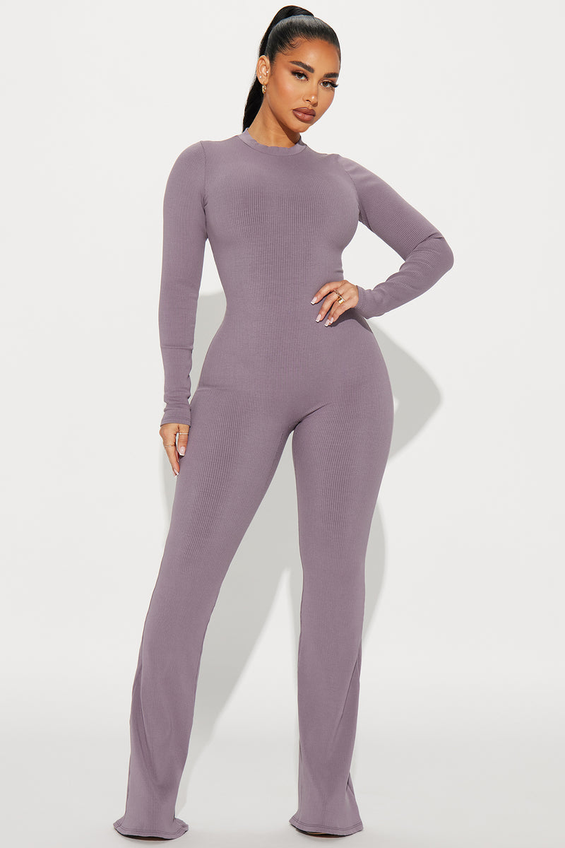 Maribel Snatched Flare Jumpsuit - Bark Brown | Fashion Nova, Jumpsuits ...