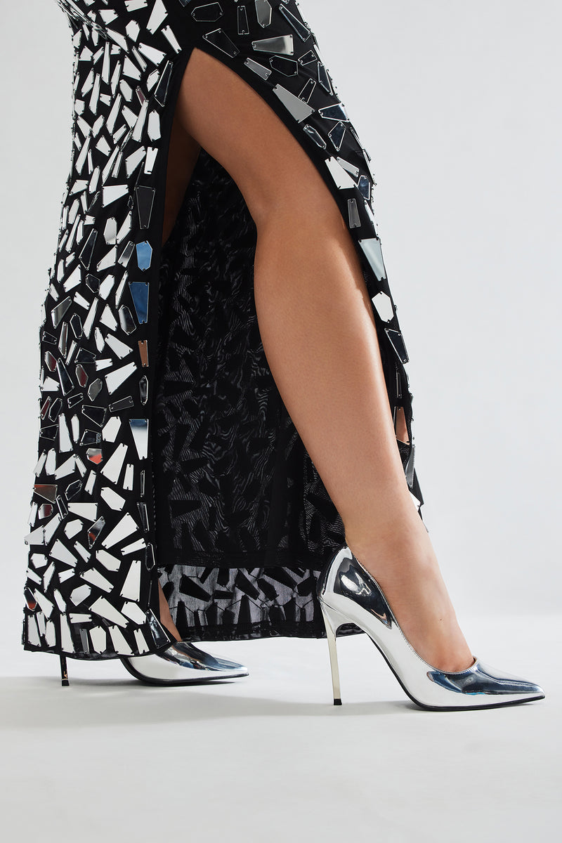 Alexia Stiletto Pumps - Silver | Fashion Nova, Shoes | Fashion Nova