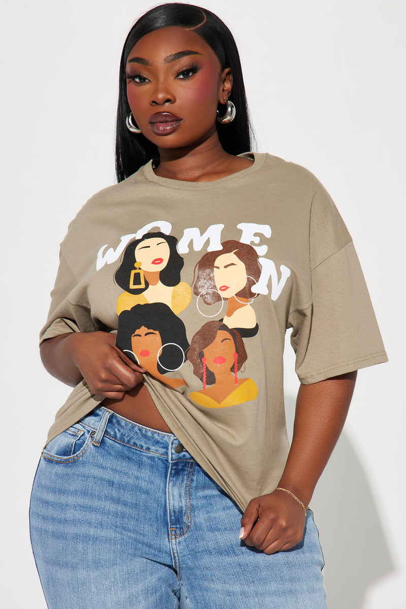 Women Run The World Tee - Sand | Fashion Nova, Screens Tops and Bottoms ...
