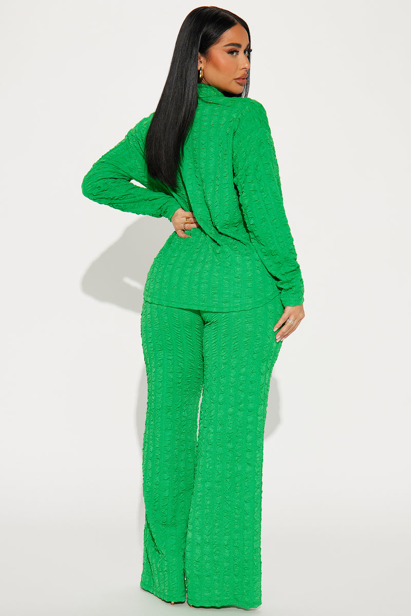 Naya Textured Pant Set - Kelly Green | Fashion Nova, Matching Sets ...