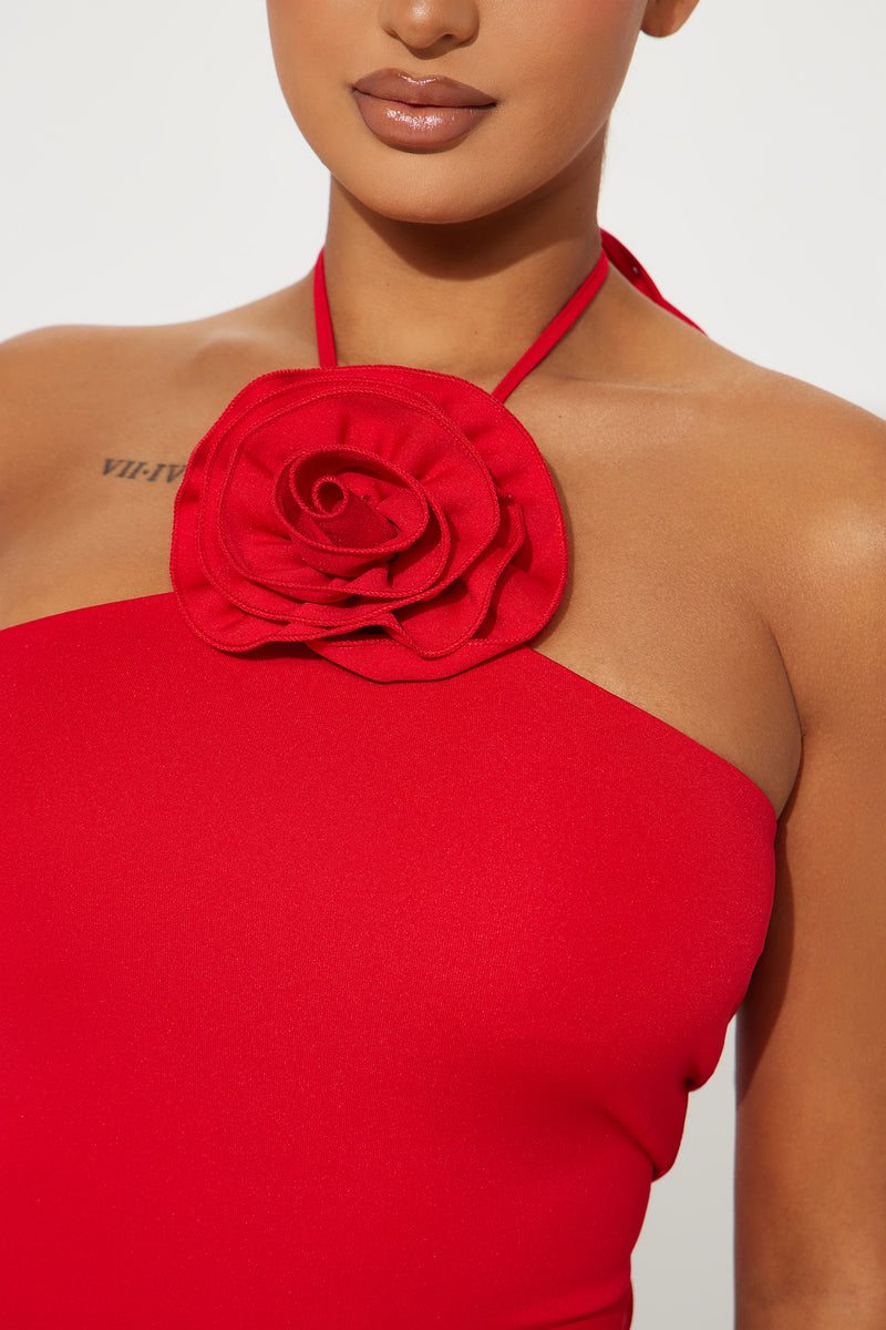 Roselle Halter Top - Red | Fashion Nova, Knit Tops | Fashion Nova