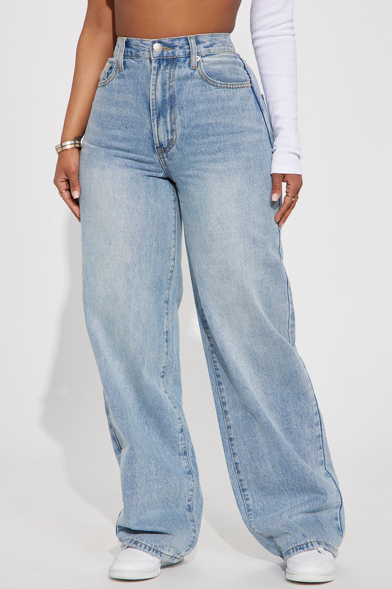 Time Out Tinted Straight Leg Jeans - Light Wash | Fashion Nova, Jeans ...