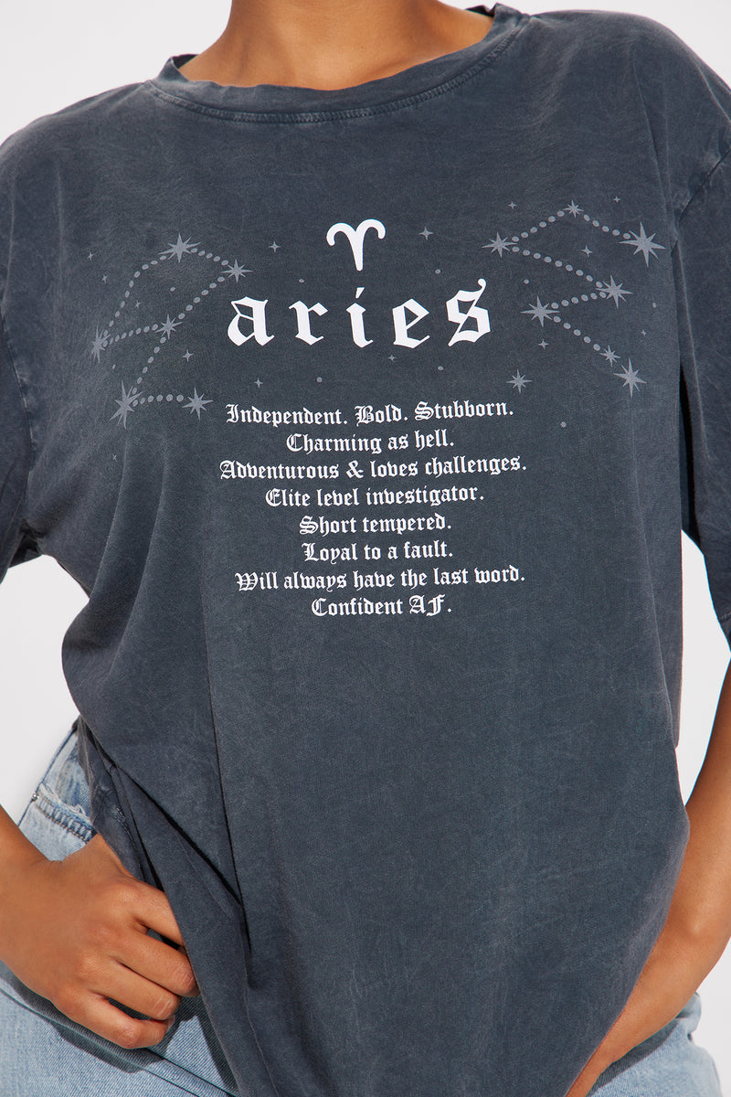 Aries Season Washed Top - Grey/combo | Fashion Nova, Graphic Tees ...