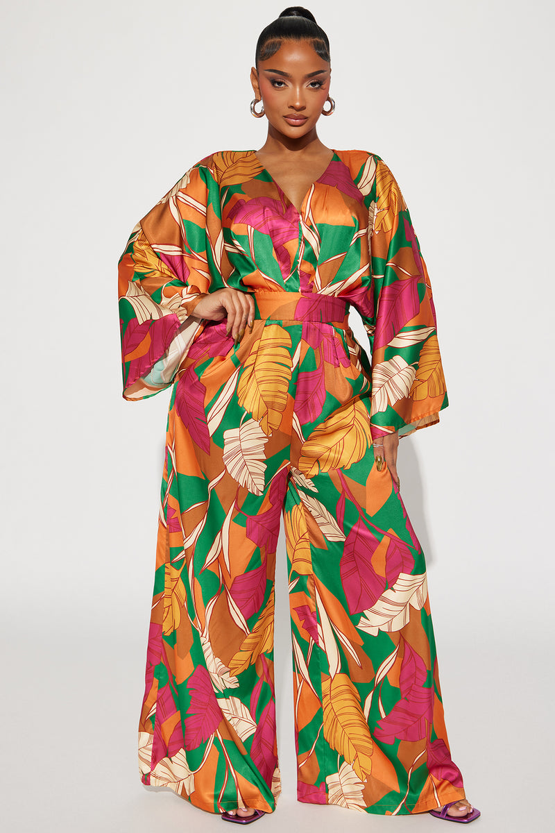 Monaco Satin Jumpsuit - Multi Color | Fashion Nova, Jumpsuits | Fashion ...