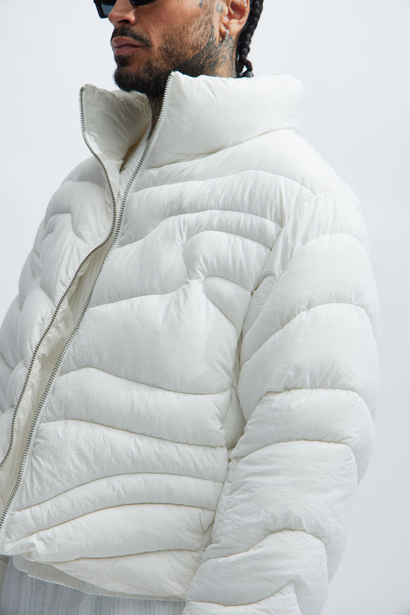 Willow Quilted Jacket - White | Fashion Nova, Mens Outerwear | Fashion Nova