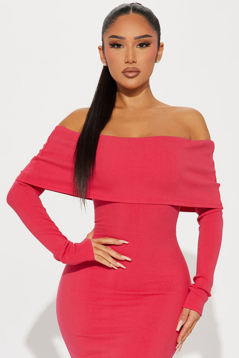 Nayeli Snatched Maxi Dress - Raspberry | Fashion Nova, Dresses ...