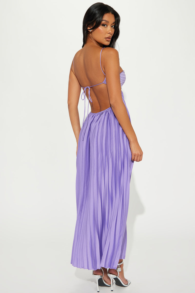 Anastacia Plisse Maxi Dress - Purple | Fashion Nova, Dresses | Fashion Nova