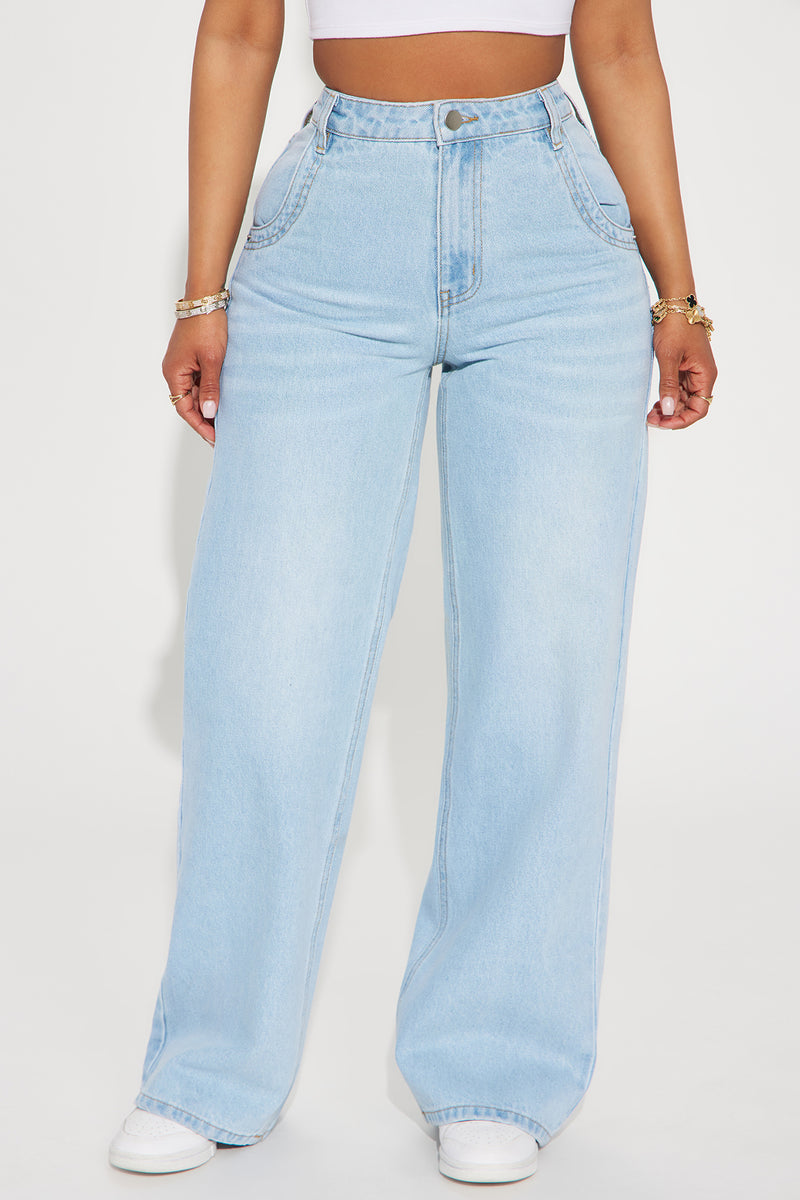 Calling It Off Baggy Jeans - Light Wash | Fashion Nova, Jeans | Fashion ...