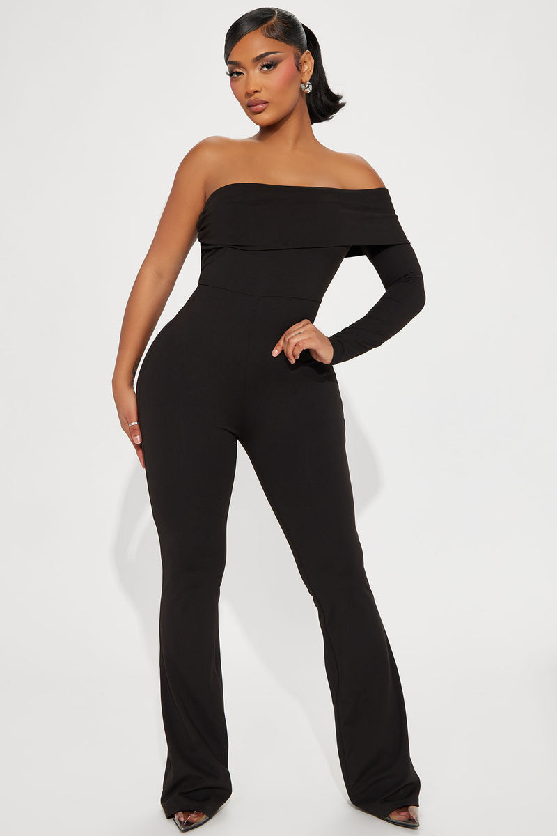 Viola Jumpsuit Black Fashion Nova Jumpsuits Fashion Nova