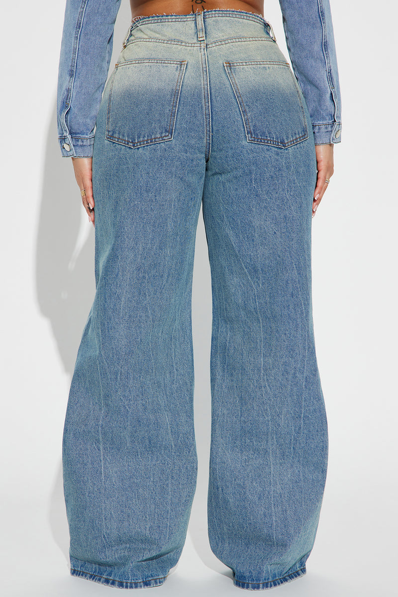 Facing The Facts Cut Off Waistband Jeans - Medium Wash | Fashion Nova ...