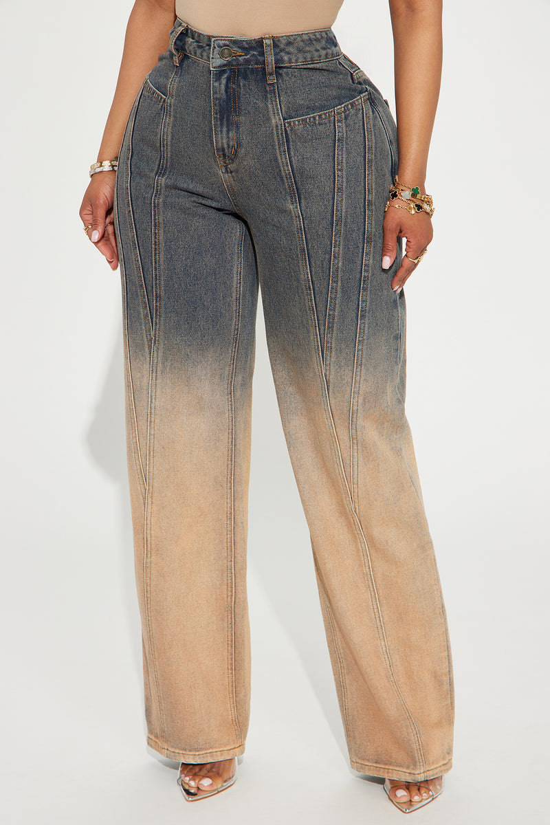 Lasting Love Gradient Straight Leg Jeans - Dark Wash | Fashion Nova ...