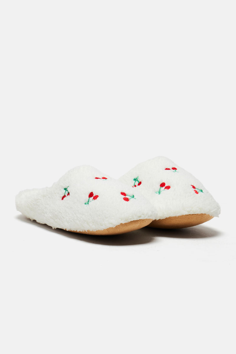 Sweet As Can Be Cherry Slippers - Ivory | Fashion Nova, Shoes | Fashion ...