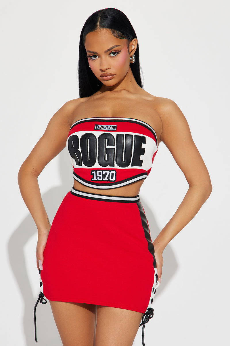 Rogue League Skirt Set - Red | Fashion Nova, Matching Sets | Fashion Nova