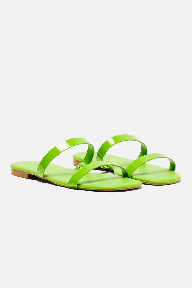 Nikkie Flat Sandals - Green | Fashion Nova, Shoes | Fashion Nova