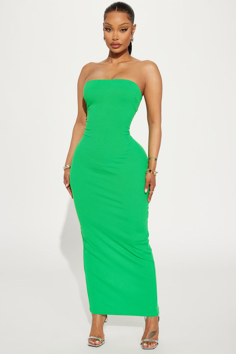 Tallulah Ribbed Maxi Dress - Green | Fashion Nova, Dresses | Fashion Nova