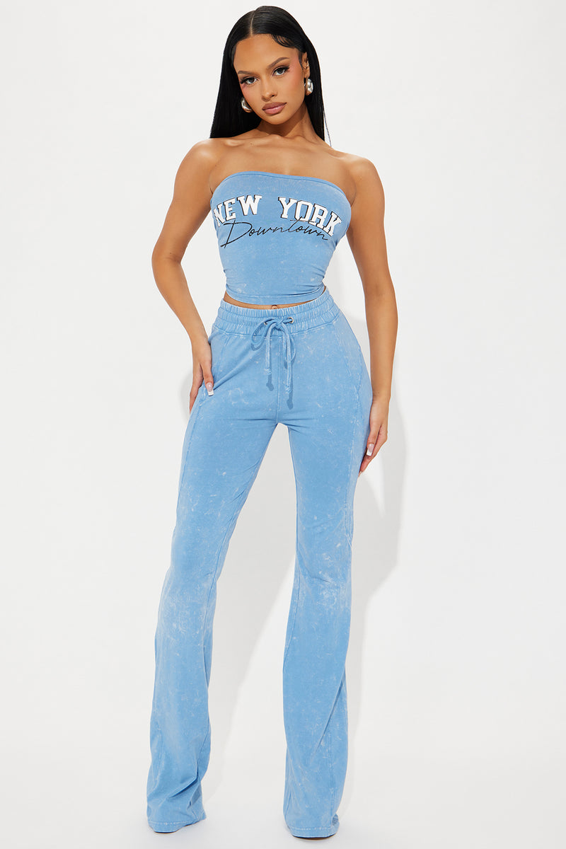 New York Native Washed Flare Pant - Blue/combo | Fashion Nova, Screens ...