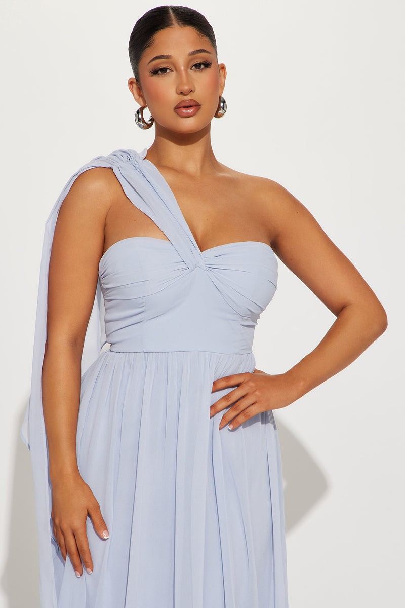 Bita Chiffon Gown - Light Blue | Fashion Nova, Dresses | Fashion Nova