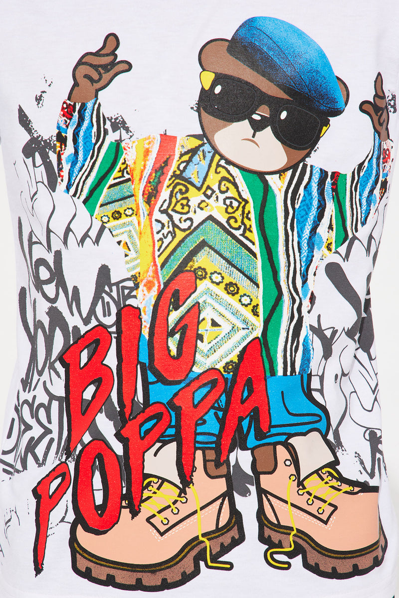 Mini Big Poppa Short Sleeve Tee - White | Fashion Nova, Kids Tops & T ...