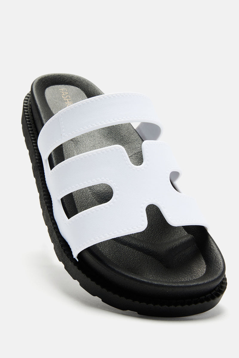 Making Statements Casual Slides - White | Fashion Nova, Shoes | Fashion ...