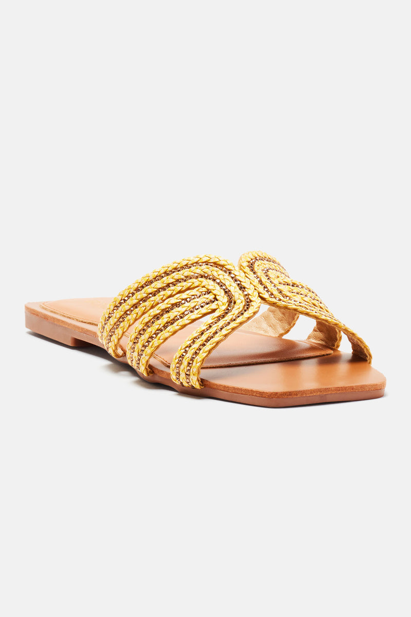 Rena Flat Sandals - Gold | Fashion Nova, Shoes | Fashion Nova