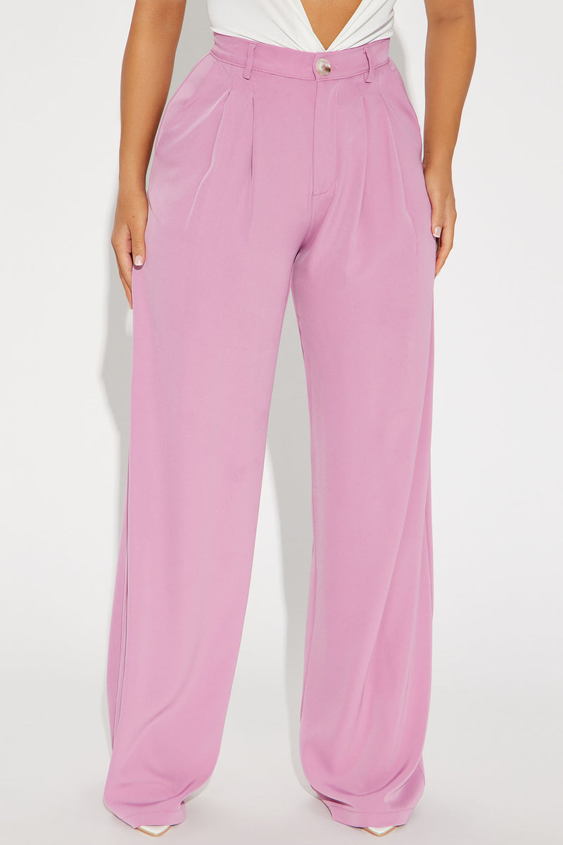 Gettin' Ready Wide Leg Trouser - Rose | Fashion Nova, Pants | Fashion Nova