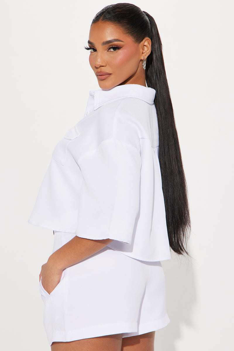 Kimberly Short Set - White | Fashion Nova, Matching Sets | Fashion Nova