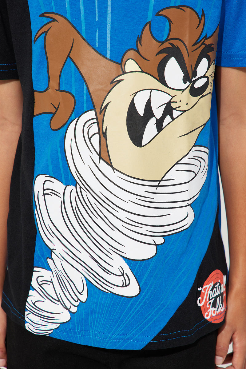 Mini Taz Colorblock Tee - Royal/combo | Fashion Nova, Kids Tops & T ...