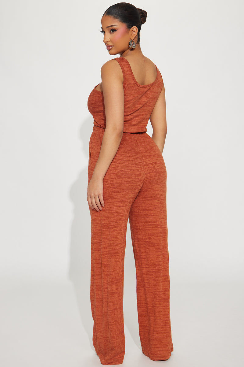 Set The Standard Jumpsuit - Rust | Fashion Nova, Jumpsuits | Fashion Nova