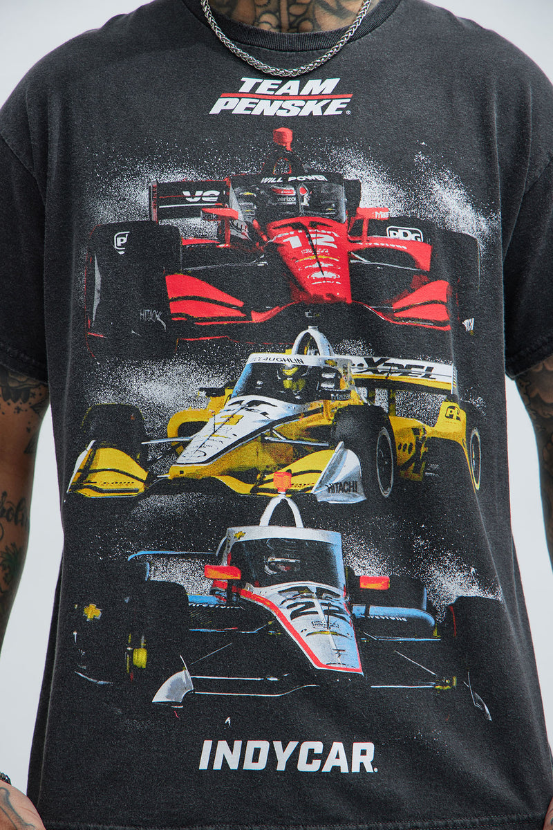 Indycar Racing Team Penske Short Sleeve Tee - Black | Fashion Nova ...