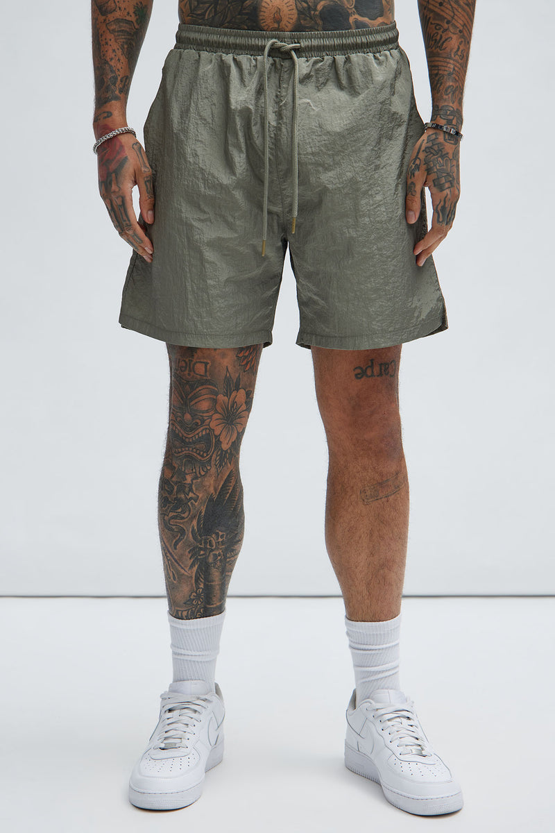 Bro Down Shorts - Sage | Fashion Nova, Mens Shorts | Fashion Nova