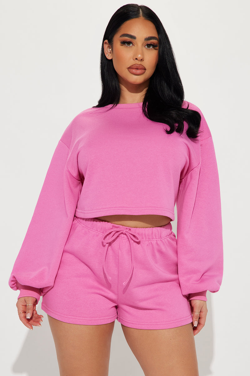 Kori Lounge Crewneck - Pink | Fashion Nova, Lounge | Fashion Nova
