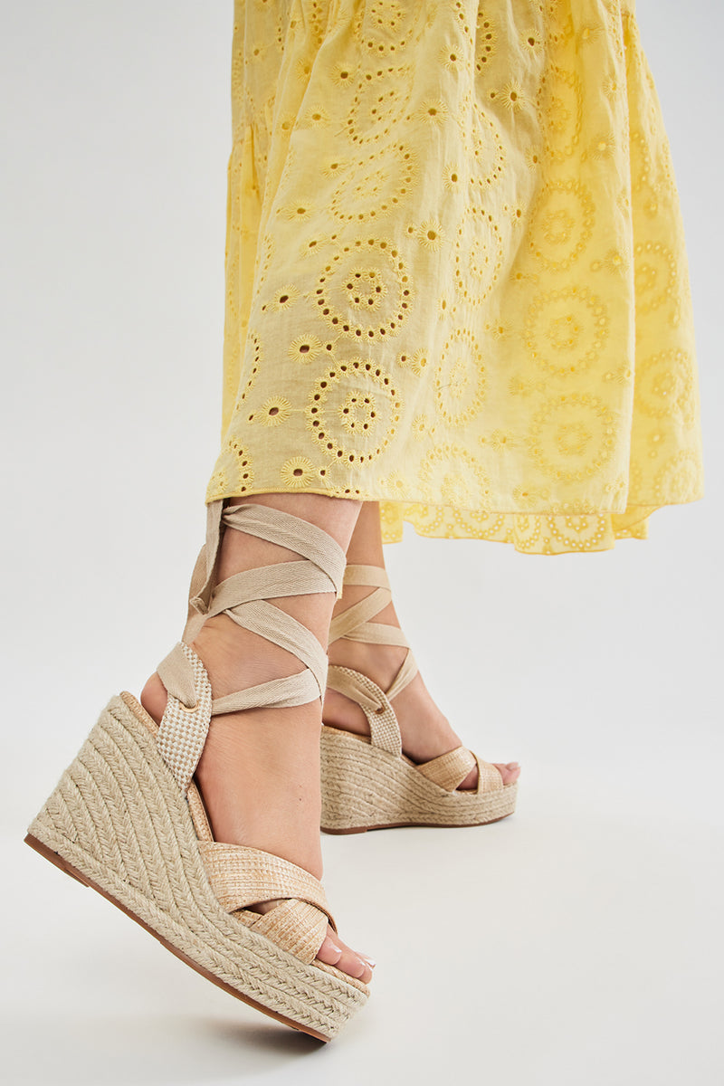 Jayda Jute Wedges - Beige | Fashion Nova, Shoes | Fashion Nova
