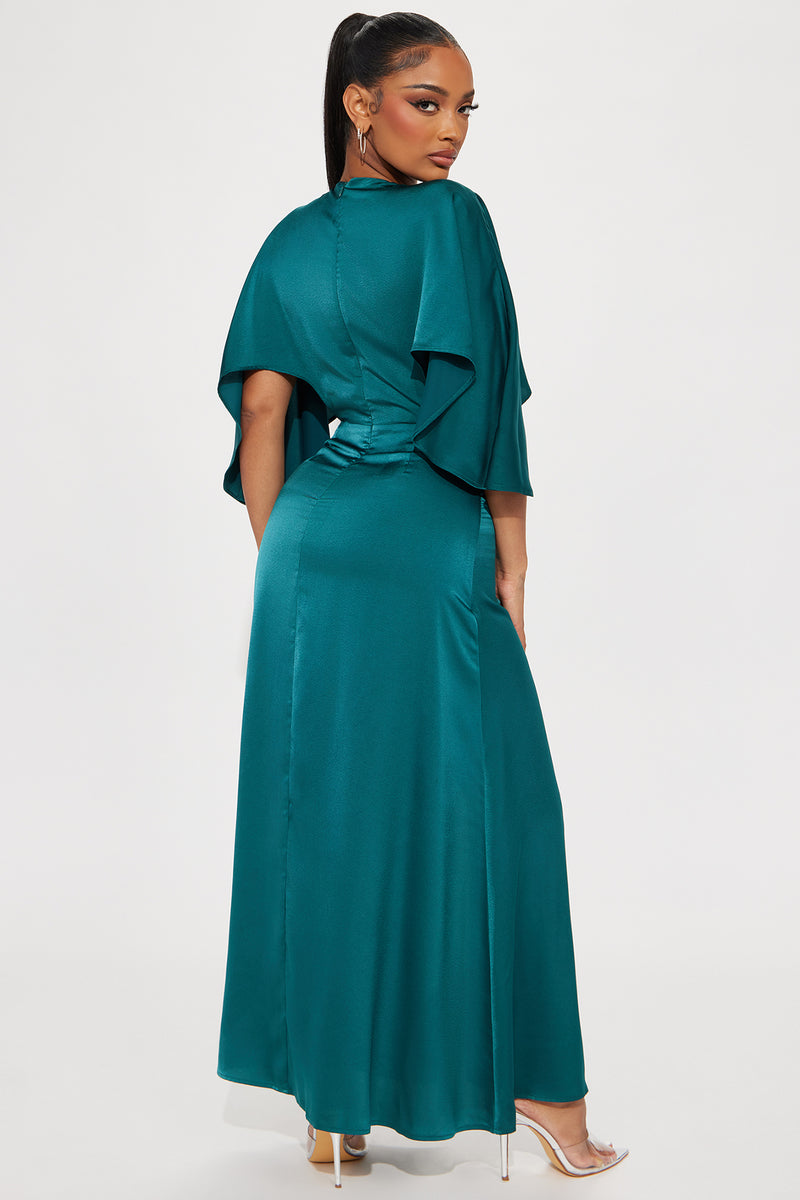 Inaya Satin Maxi Dress Hunter Fashion Nova Dresses Fashion Nova