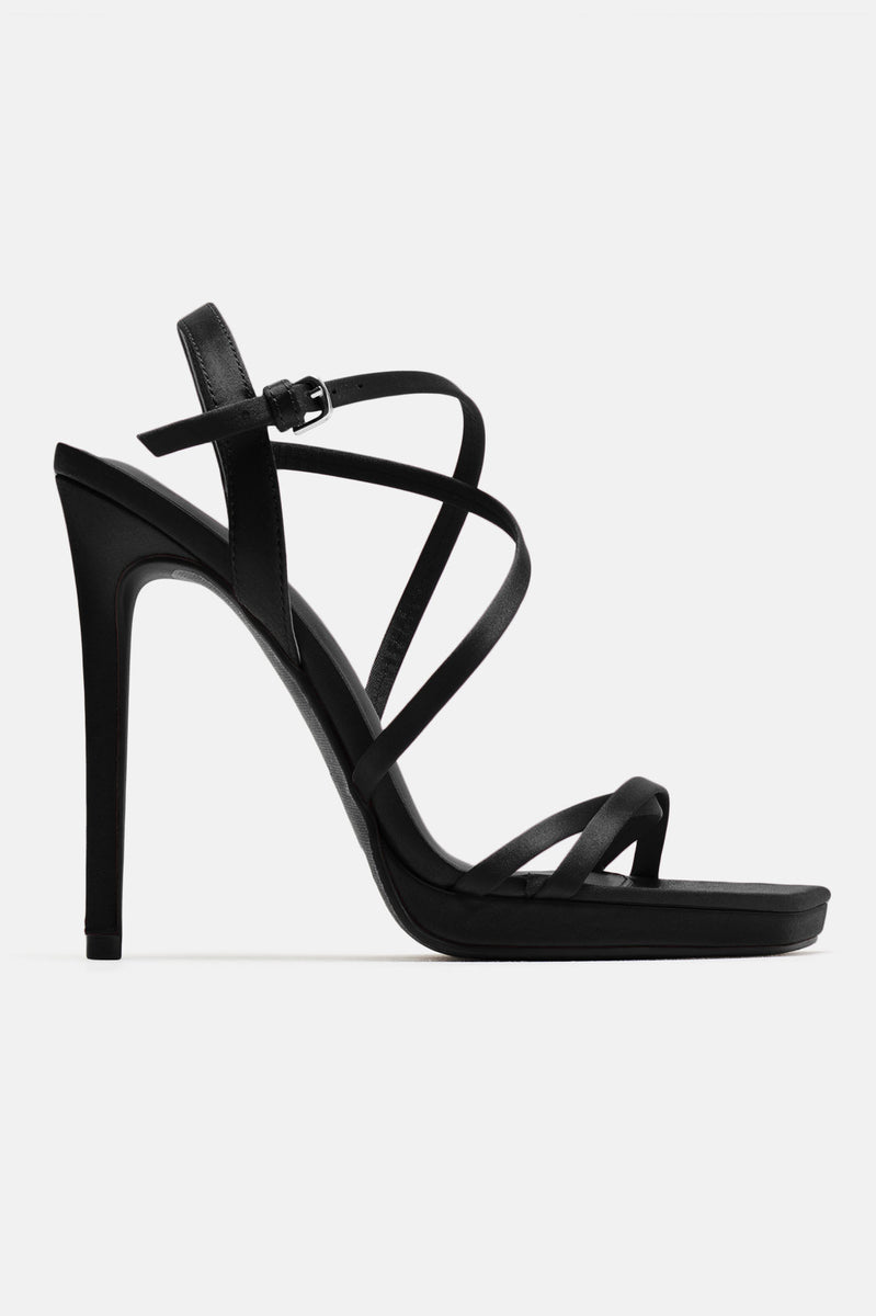 Solina Heeled Sandals - Black | Fashion Nova, Shoes | Fashion Nova