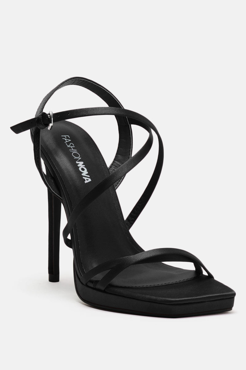 Solina Heeled Sandals - Black | Fashion Nova, Shoes | Fashion Nova