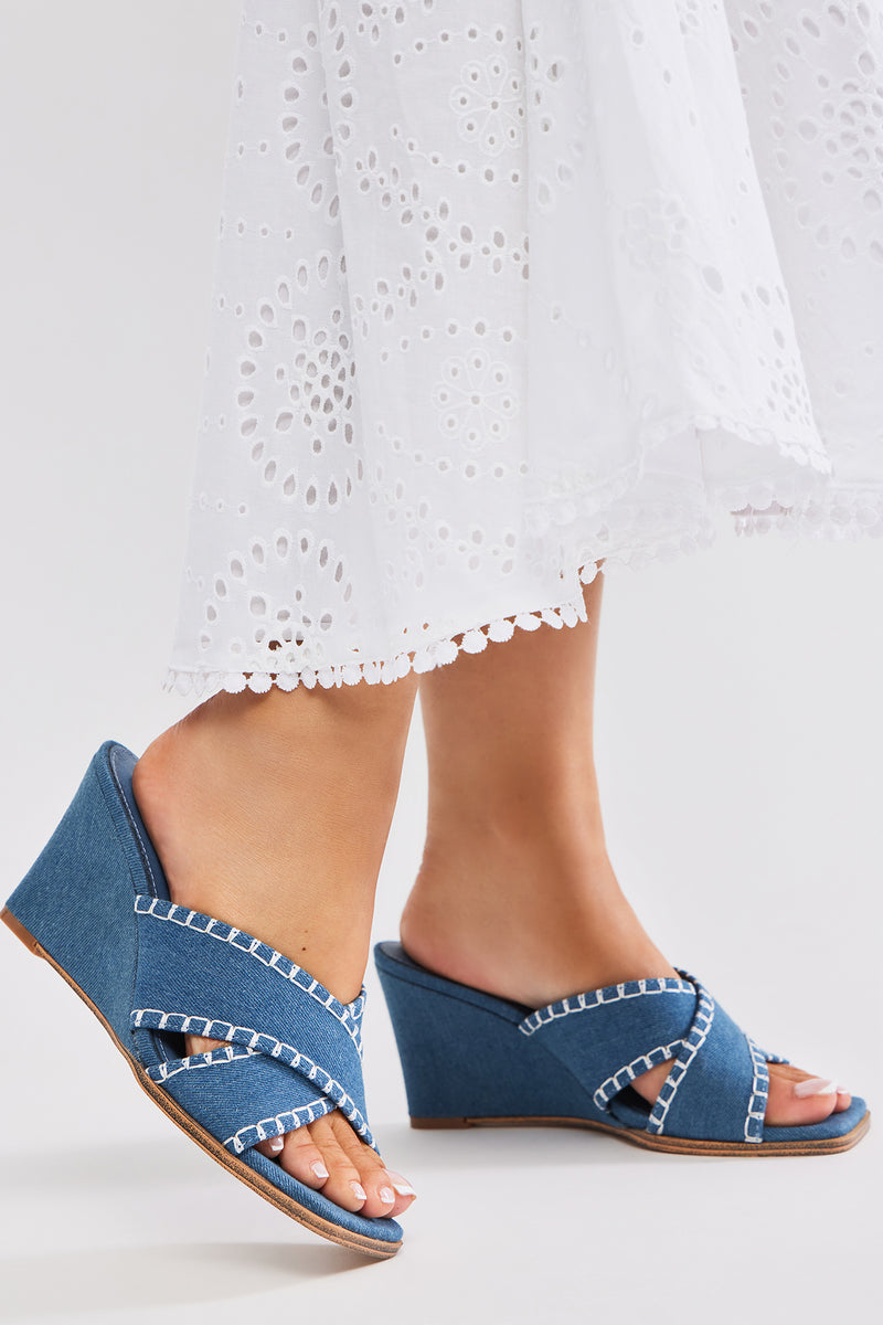 Heads Up Wedges - Blue | Fashion Nova, Shoes | Fashion Nova