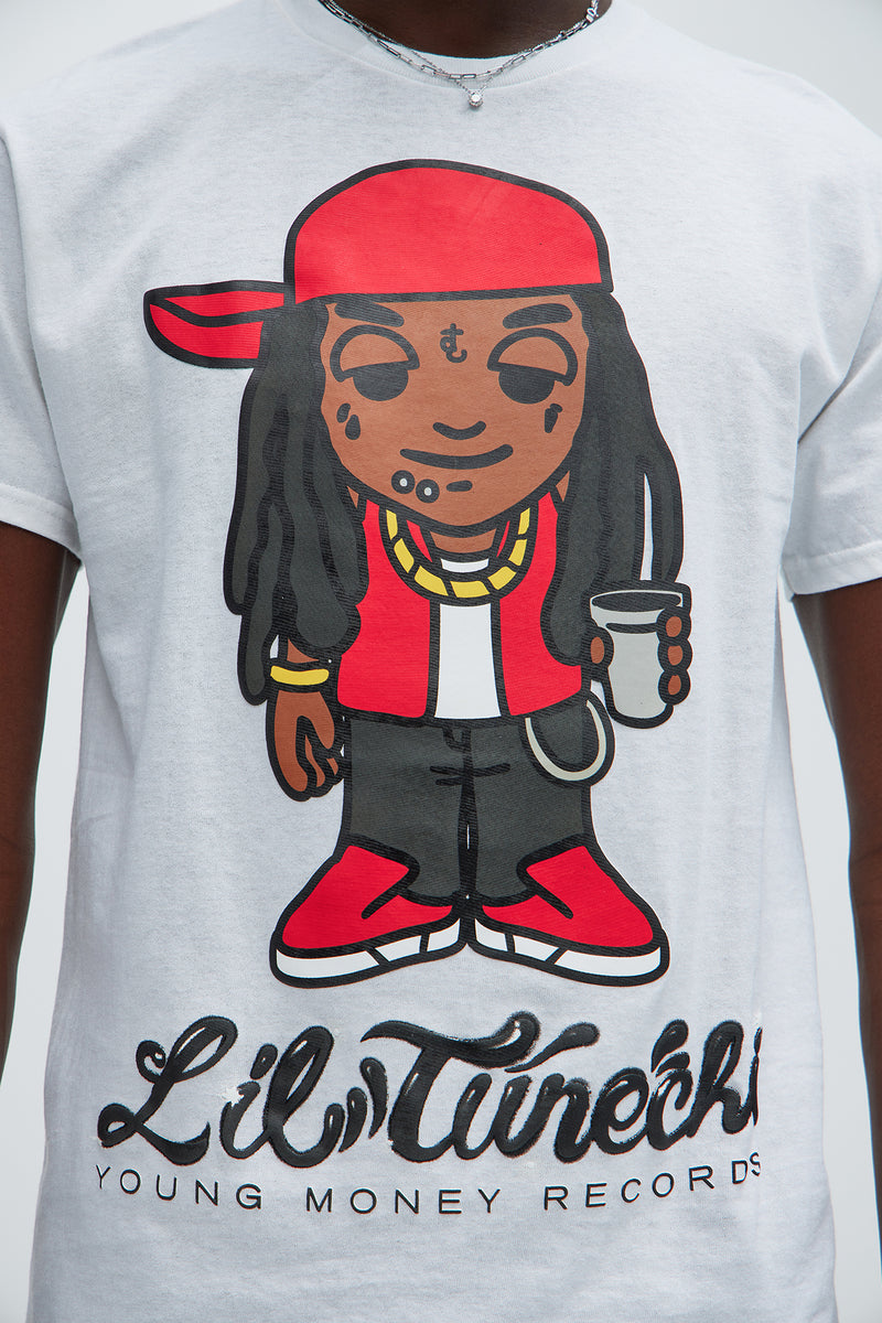 Lil Wayne Tunechi Short Sleeve Tee - White | Fashion Nova, Mens Graphic ...