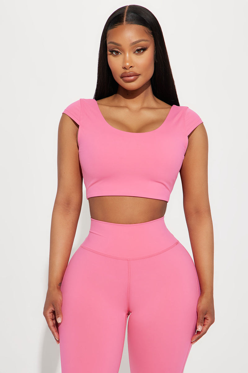 Set The Barre Active Top - Pink | Fashion Nova, Nova Sport | Fashion Nova